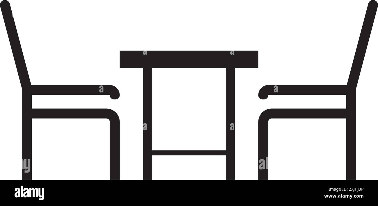 Interior cozy cafe dining Stock Vector Images - Alamy