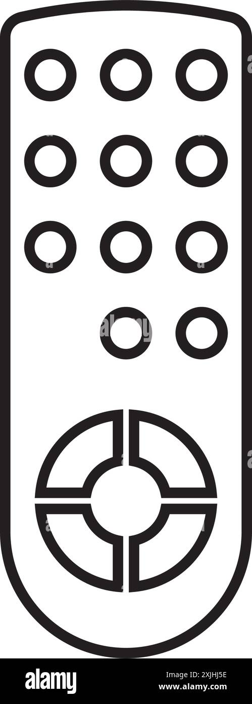 Remote business vector line Black and White Stock Photos & Images - Alamy