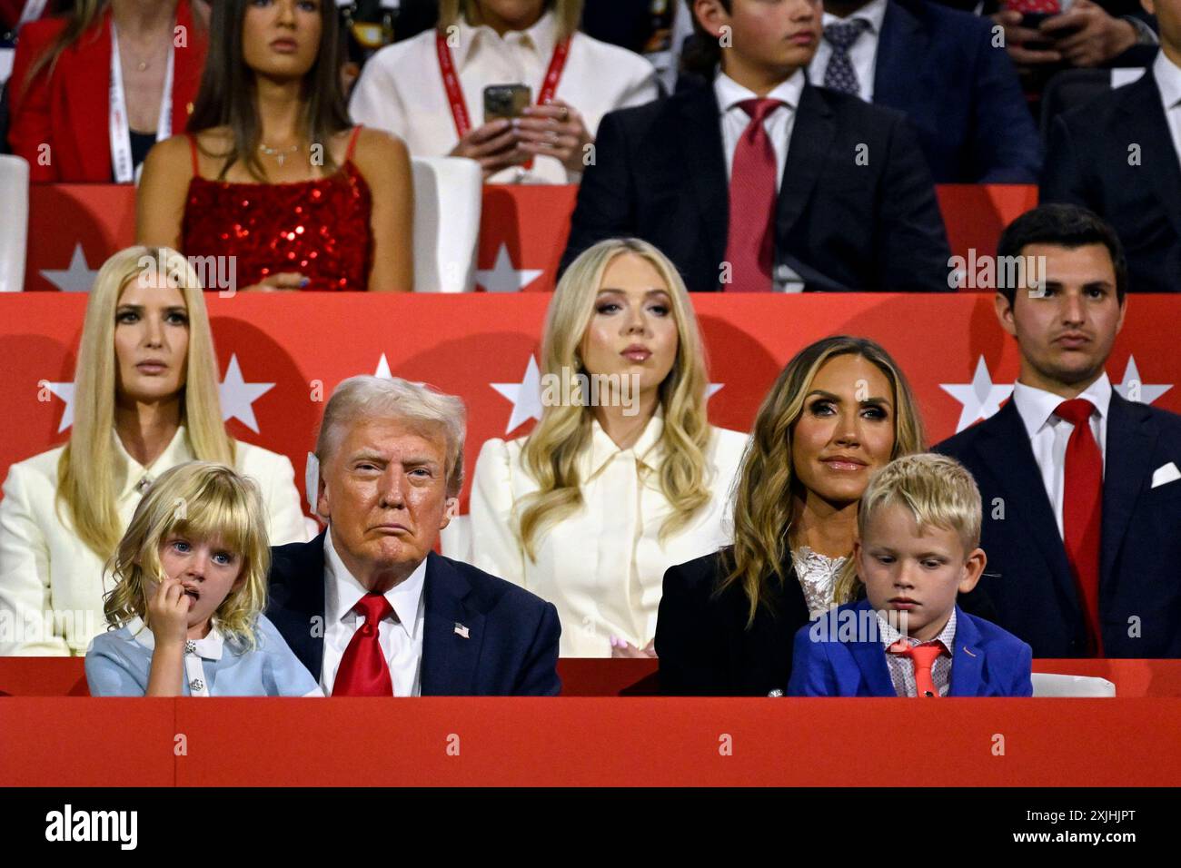 Milwaukee, United States. 18th July, 2024. (L-R) Ivanka Trump, Carolina ...