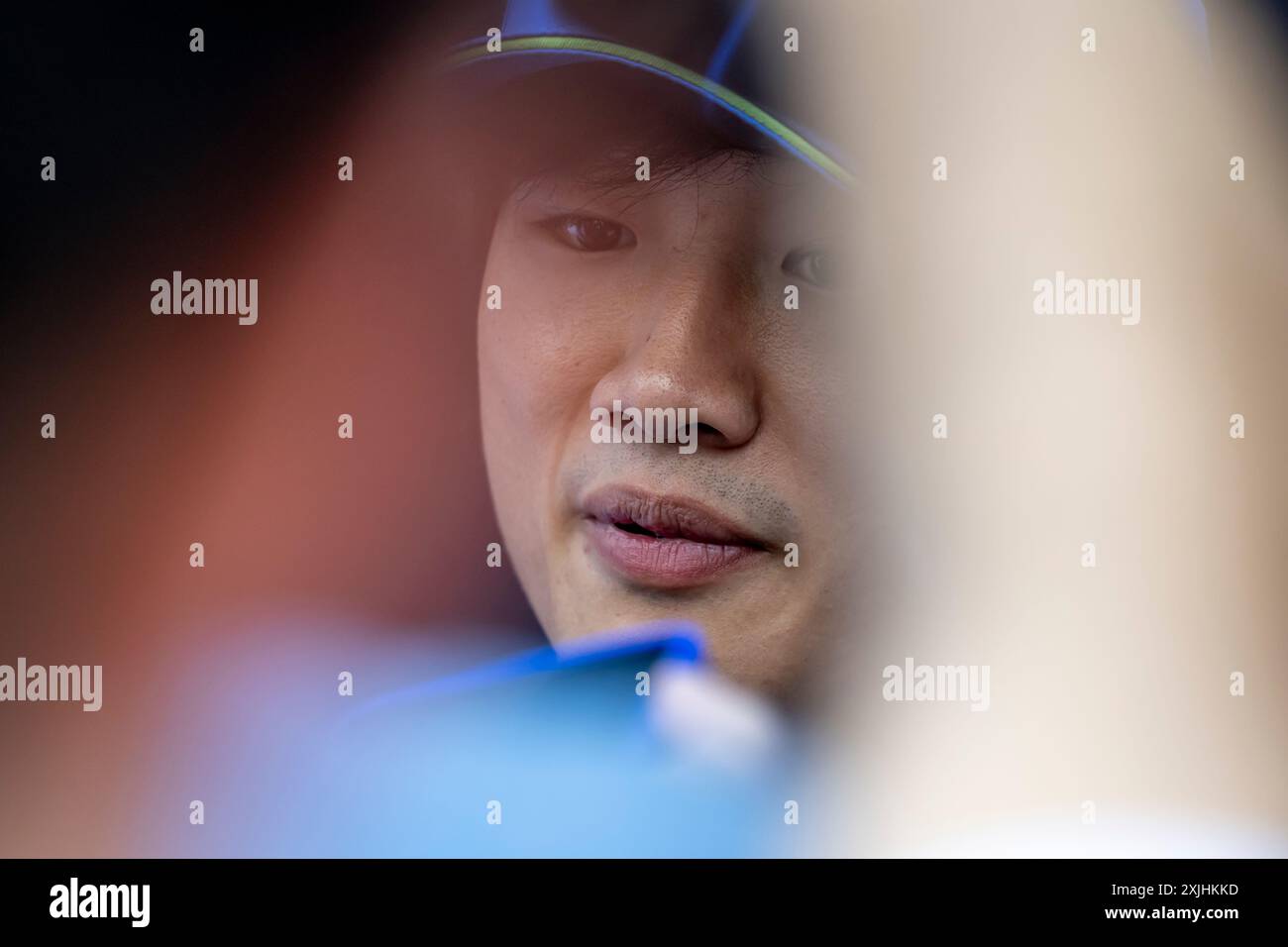 Mogyorod, Hungary, July 18, Yuki Tsunoda, from Japan competes for ...