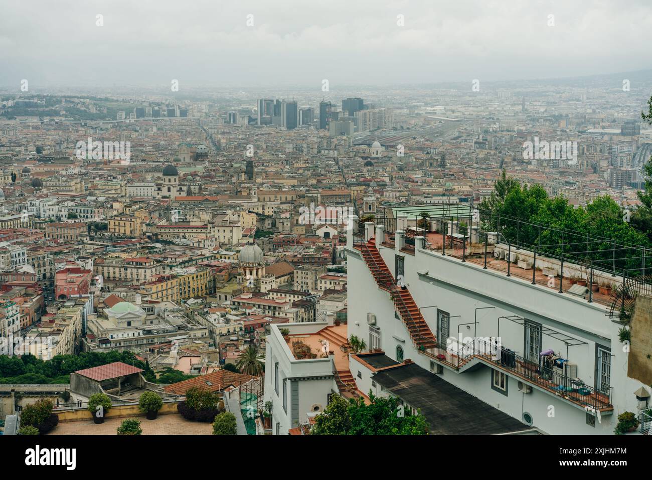 Top view of downtown Naples, Italy. High quality photo Stock Photo - Alamy