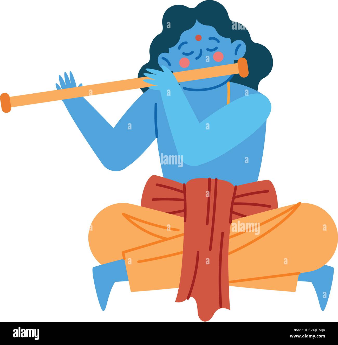 Lord shri krishna Cut Out Stock Images & Pictures - Alamy