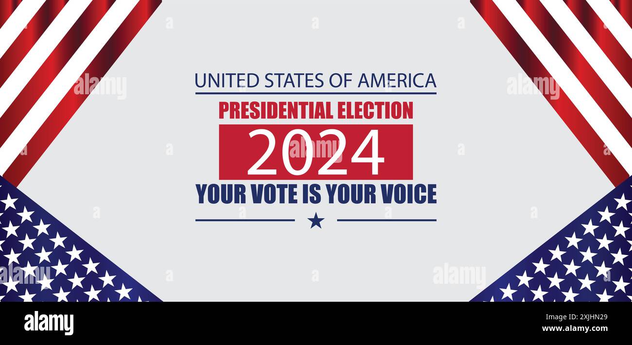 2024 Presidential Election Candidates and Controversies Stock Vector ...