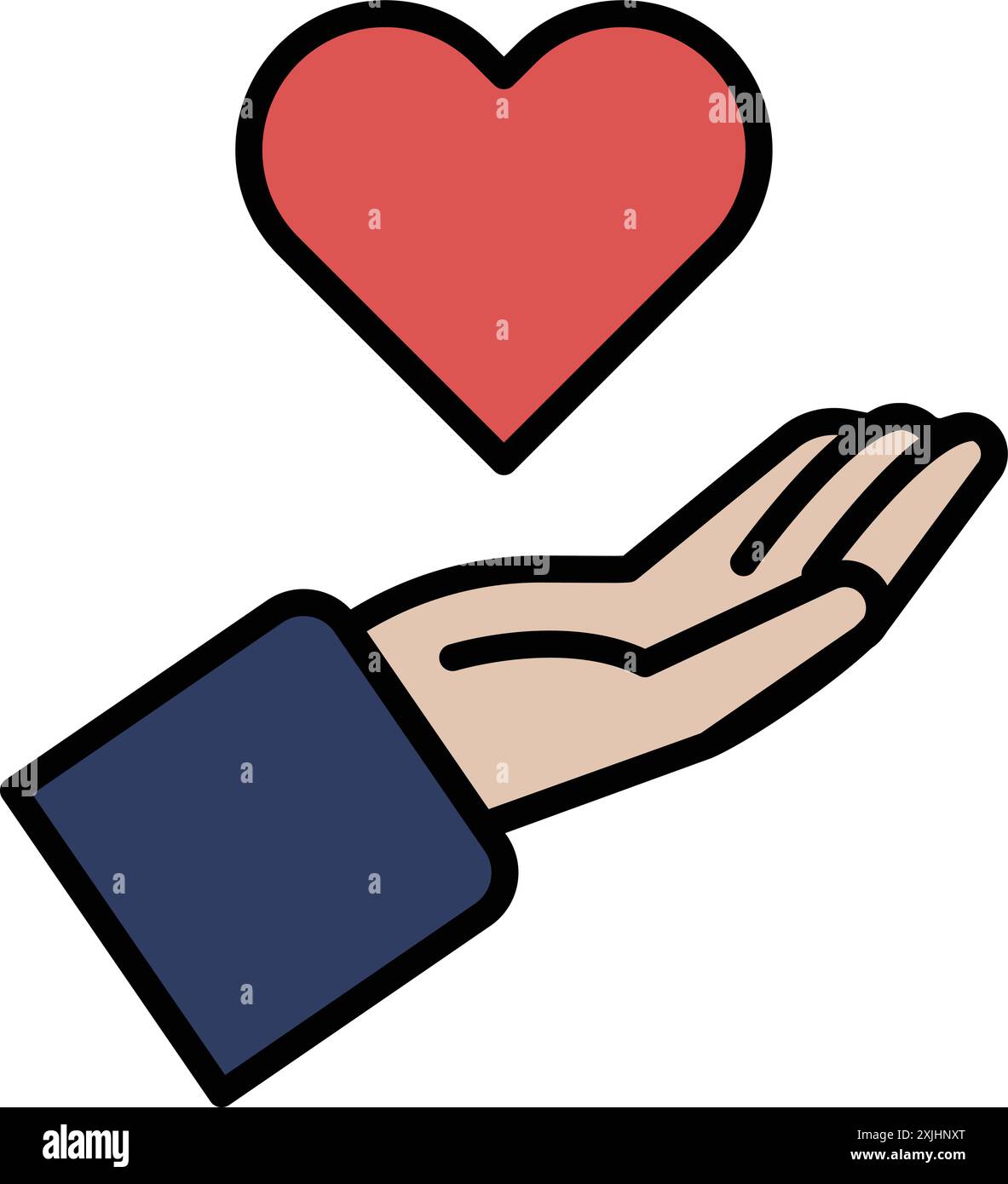 Save a life heart Stock Vector Images - Alamy