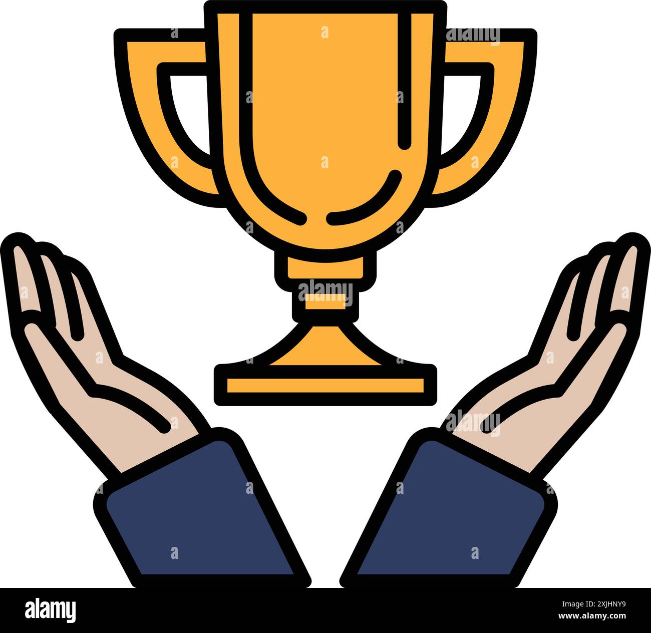 Symbolizing victory Stock Vector Images - Alamy