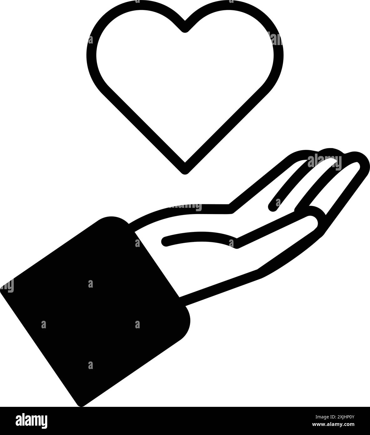 Save a life heart Stock Vector Images - Alamy