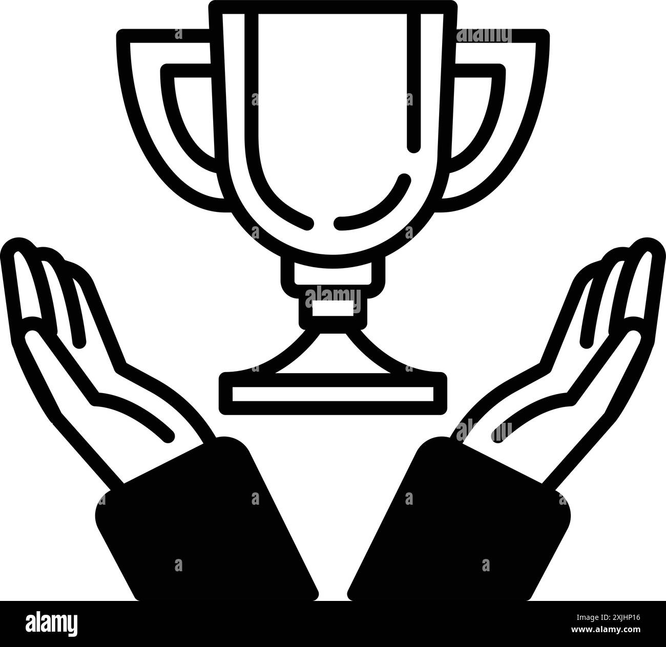 Symbolizing victory Stock Vector Images - Alamy