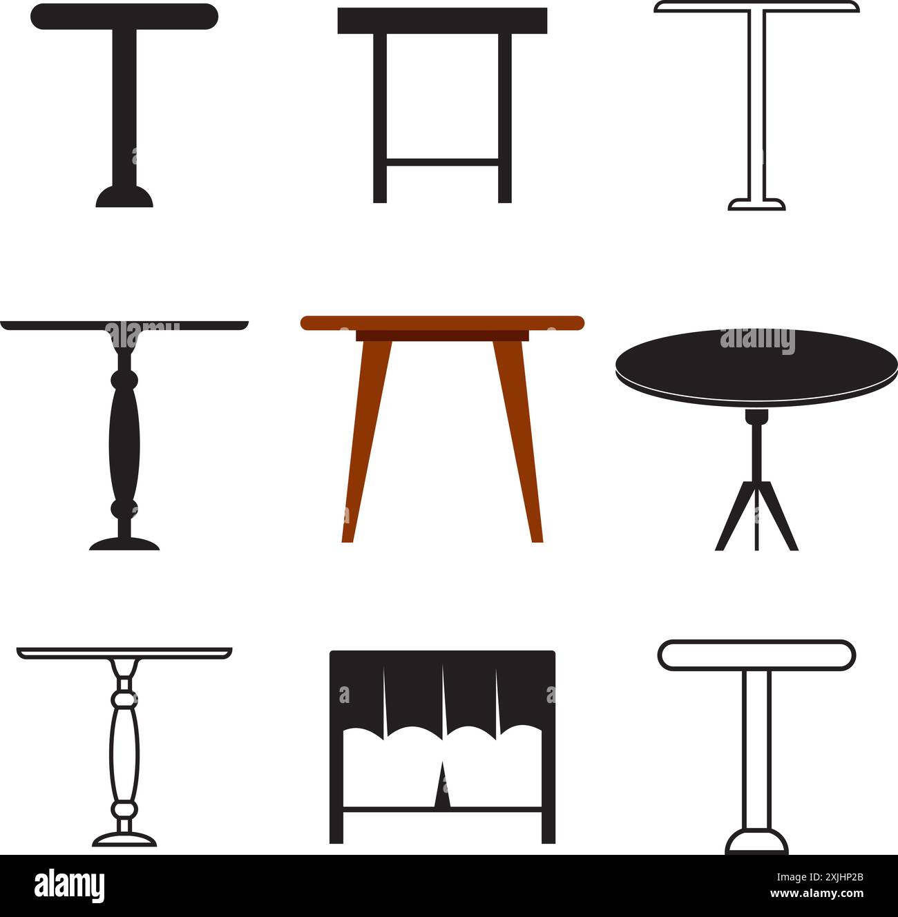 Plank house illustration Cut Out Stock Images & Pictures - Alamy