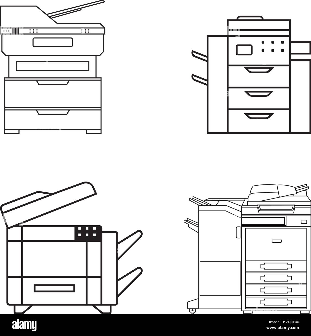 Photocopier copier Black and White Stock Photos & Images - Alamy