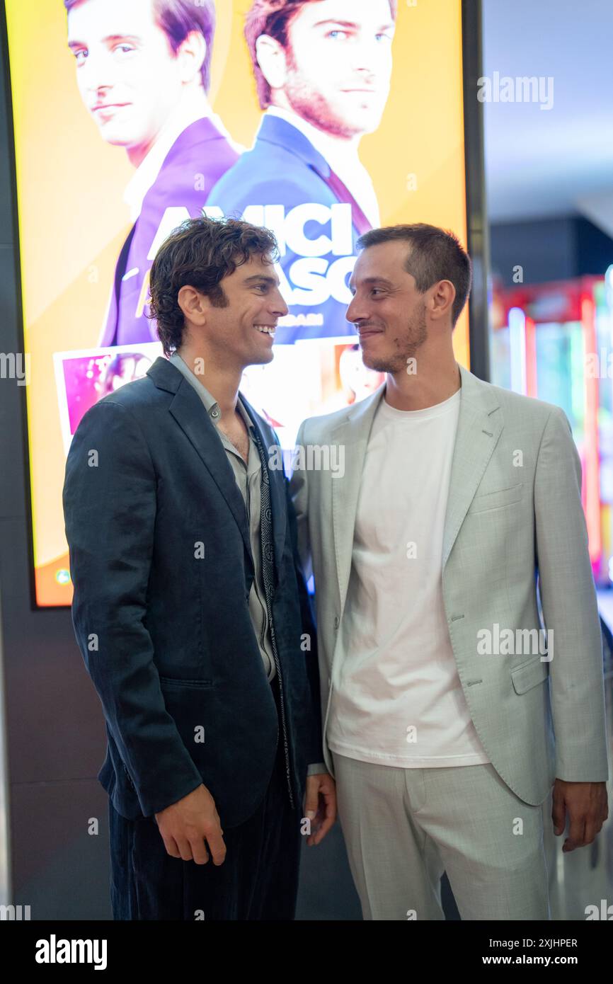 Rome, Italy. 18th July, 2024. Filippo Contri and Filippo Tirabassi are ...