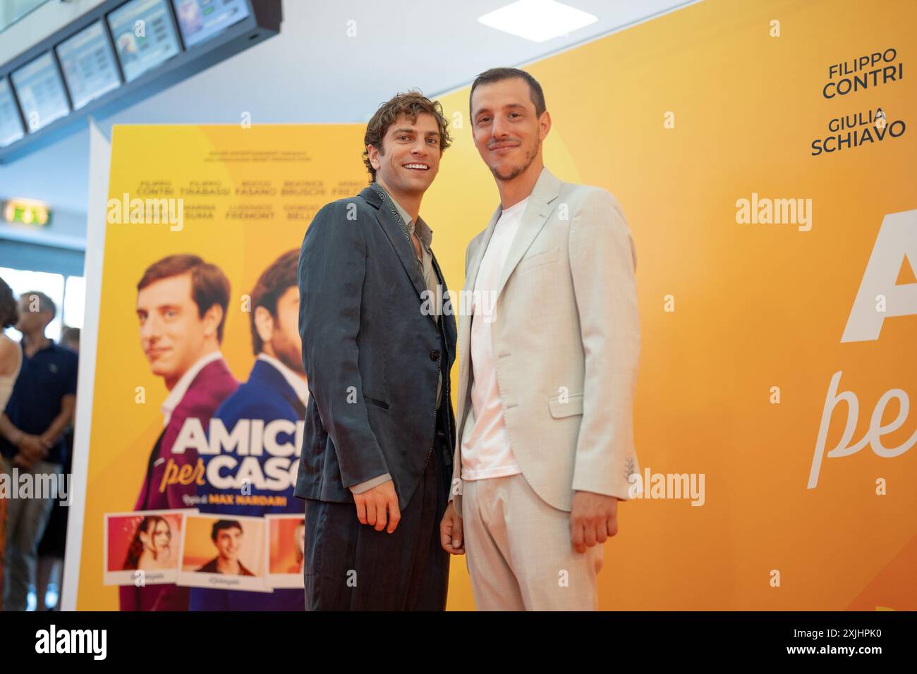Rome, Italy. 18th July, 2024. Filippo Contri and Filippo Tirabassi are ...