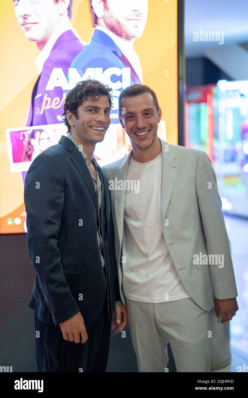 Rome, Italy. 18th July, 2024. Filippo Contri and Filippo Tirabassi are ...