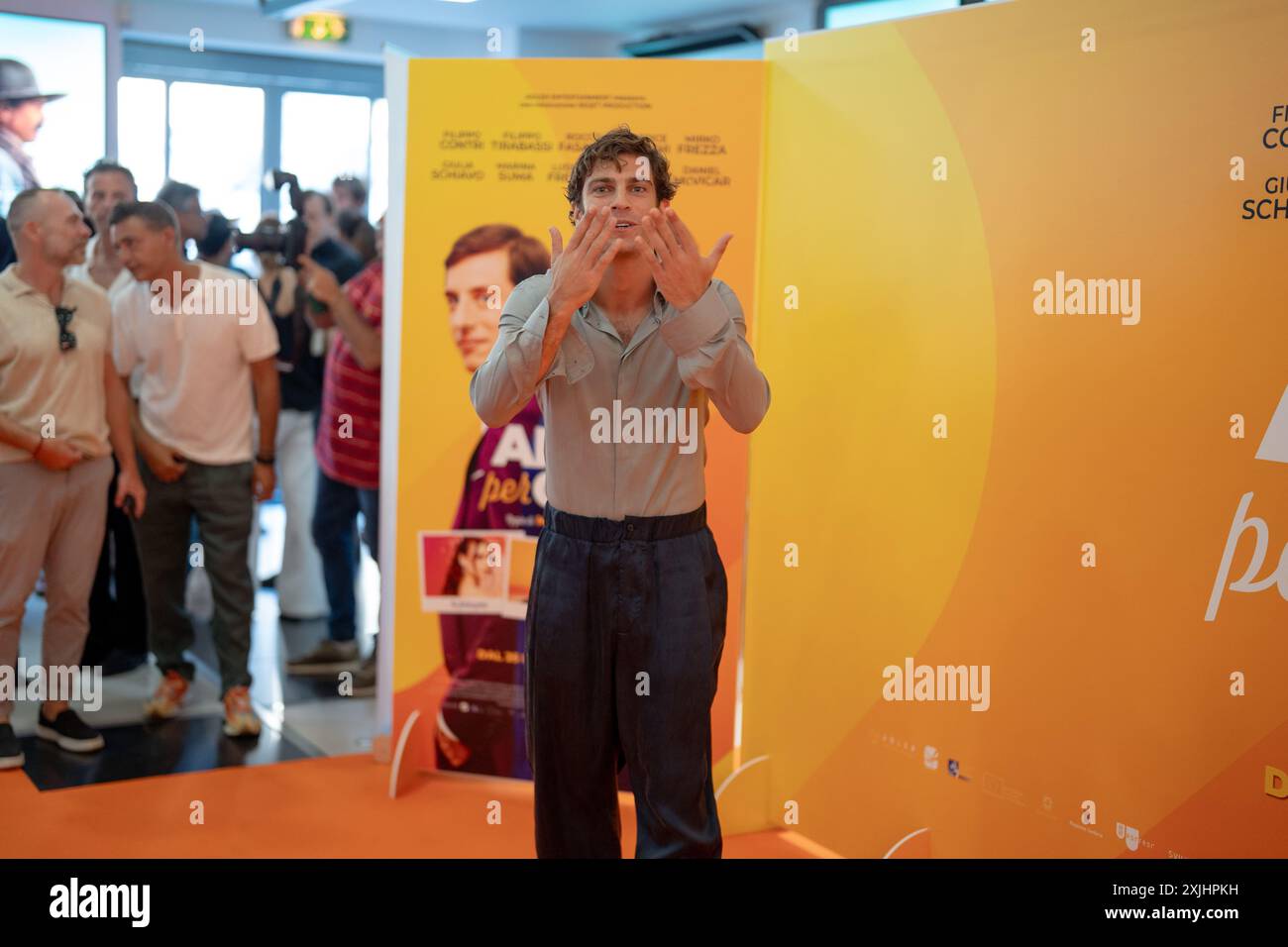 Rome, Italy. 18th July, 2024. Filippo Contri is attending the ''Amici ...