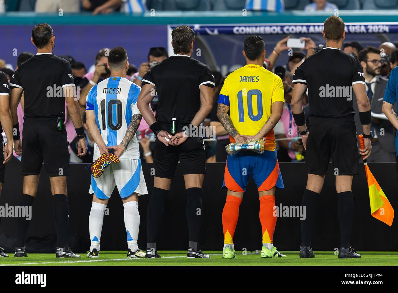Miami, USA, 14th July, Conmebol Copa America Final 2024, Argentina v Colombia, Hard Rock Stadium ...