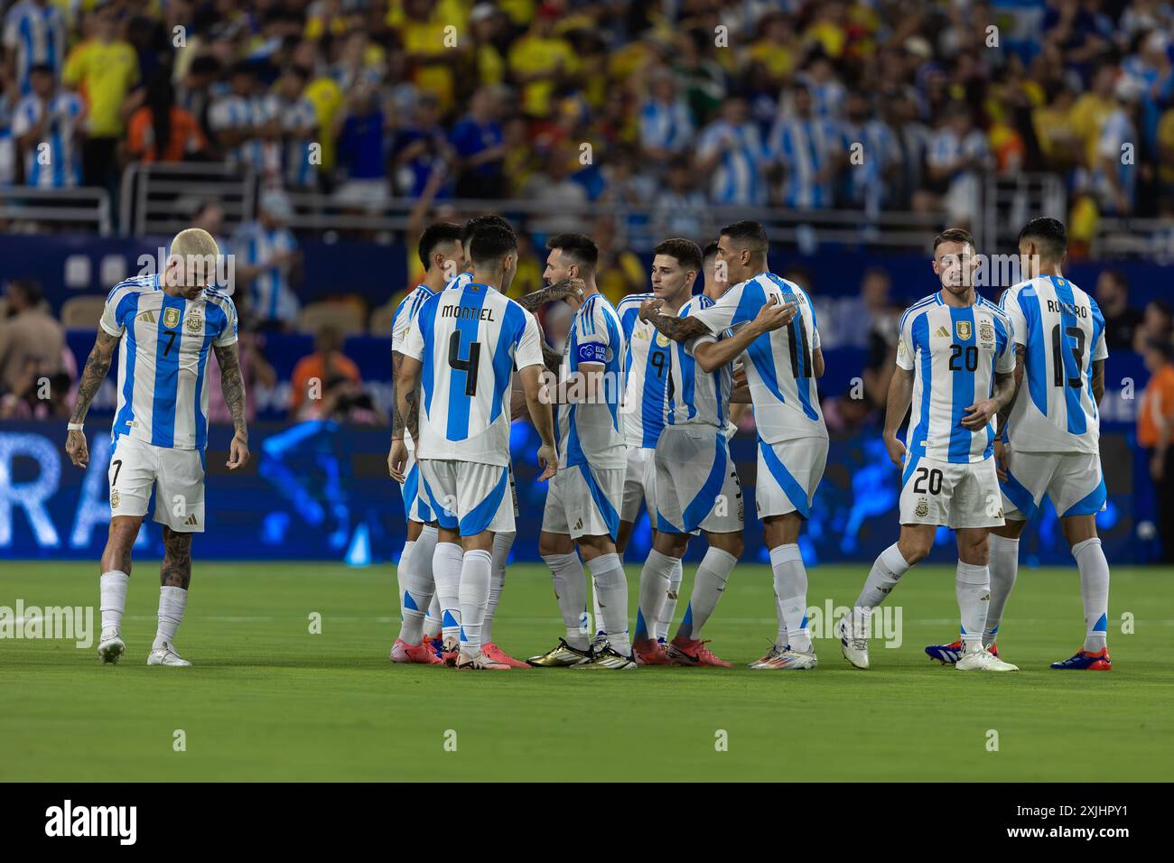 Miami, USA, 14th July, Conmebol Copa America Final 2024, Argentina v ...