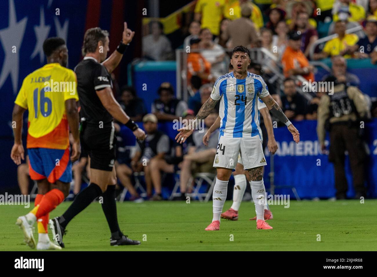 Miami, USA, 14th July, Conmebol Copa America Final 2024, Argentina v ...