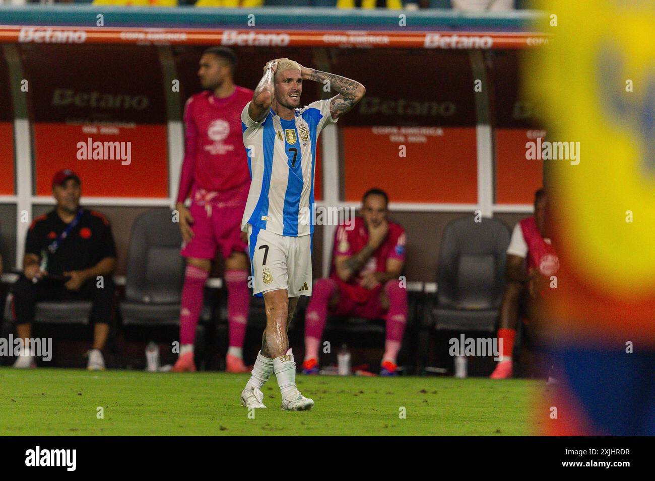 Miami, USA, 14th July, Conmebol Copa America Final 2024, Argentina v ...