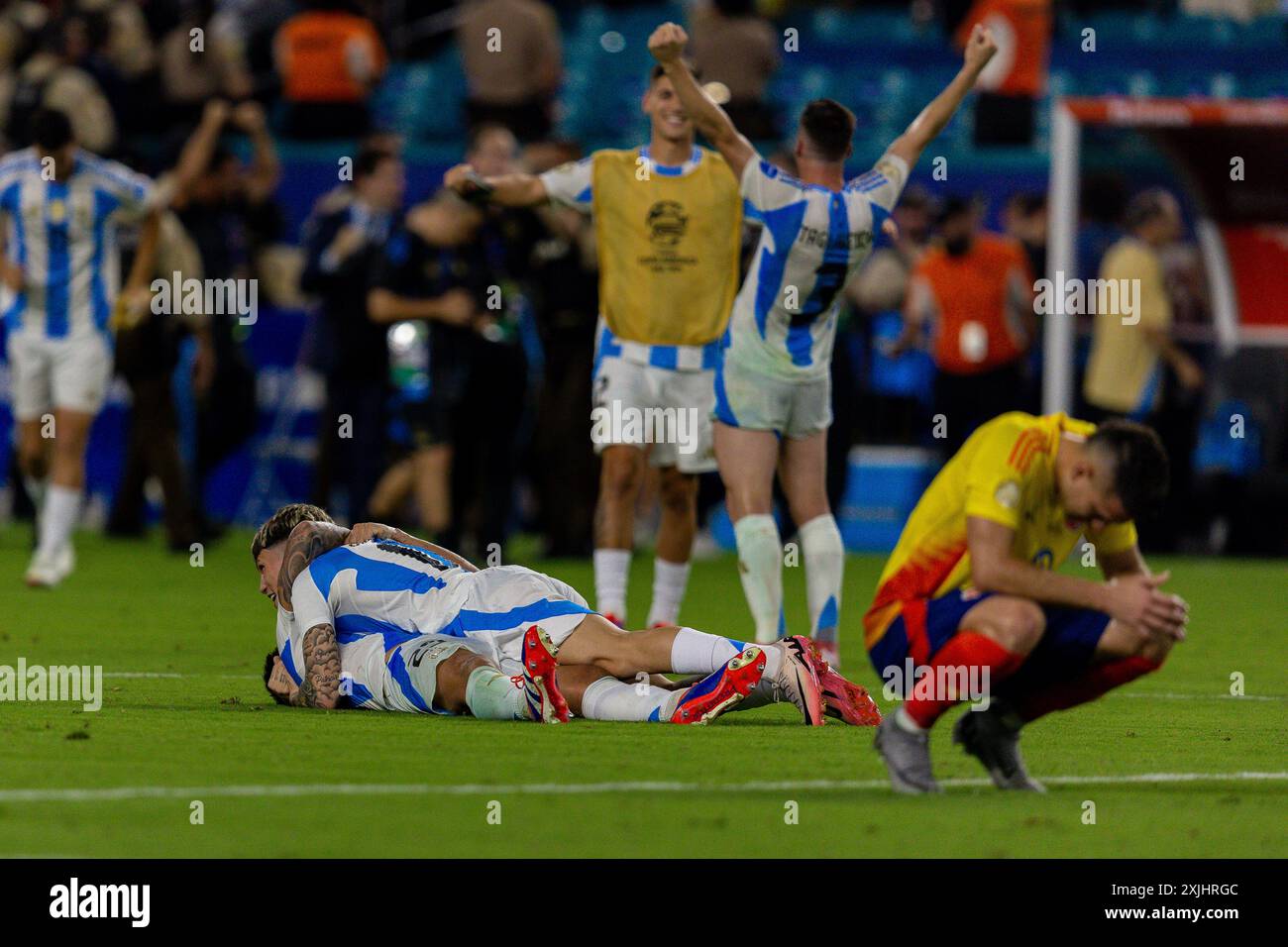 Miami, USA, 14th July, Conmebol Copa America Final 2024, Argentina v ...