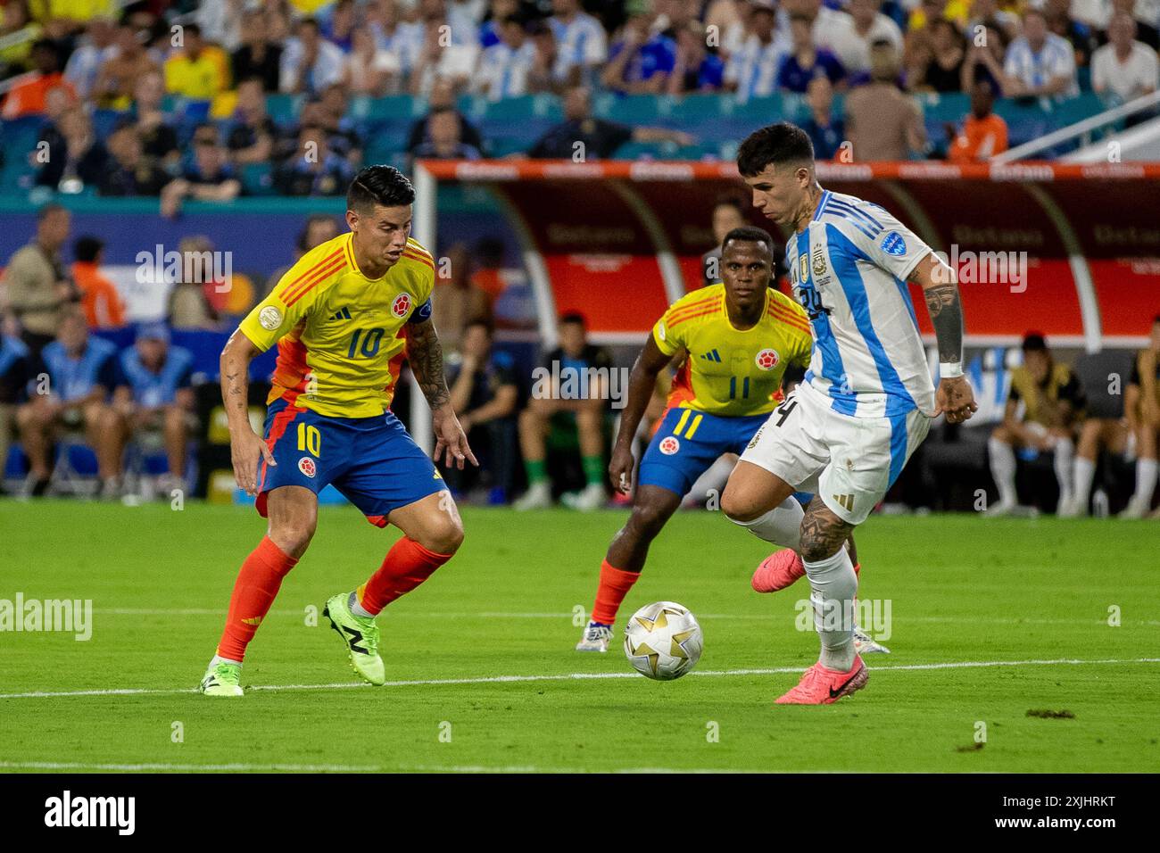 Miami, USA, 14th July, Conmebol Copa America Final 2024, Argentina v ...