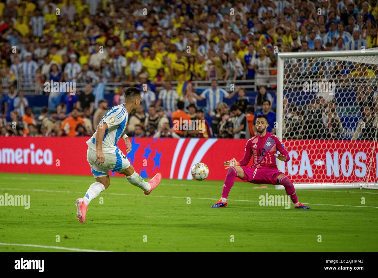 Miami, USA, 14th July, Conmebol Copa America Final 2024, Argentina v Colombia, Hard Rock Stadium ...