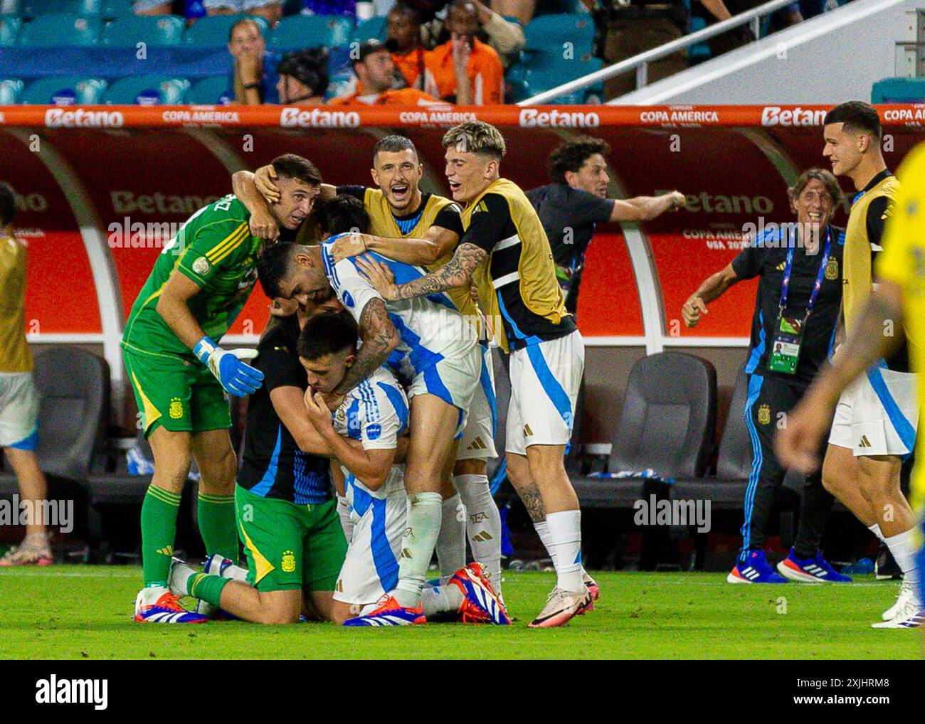 Miami, USA, 14th July, Conmebol Copa America Final 2024, Argentina v ...