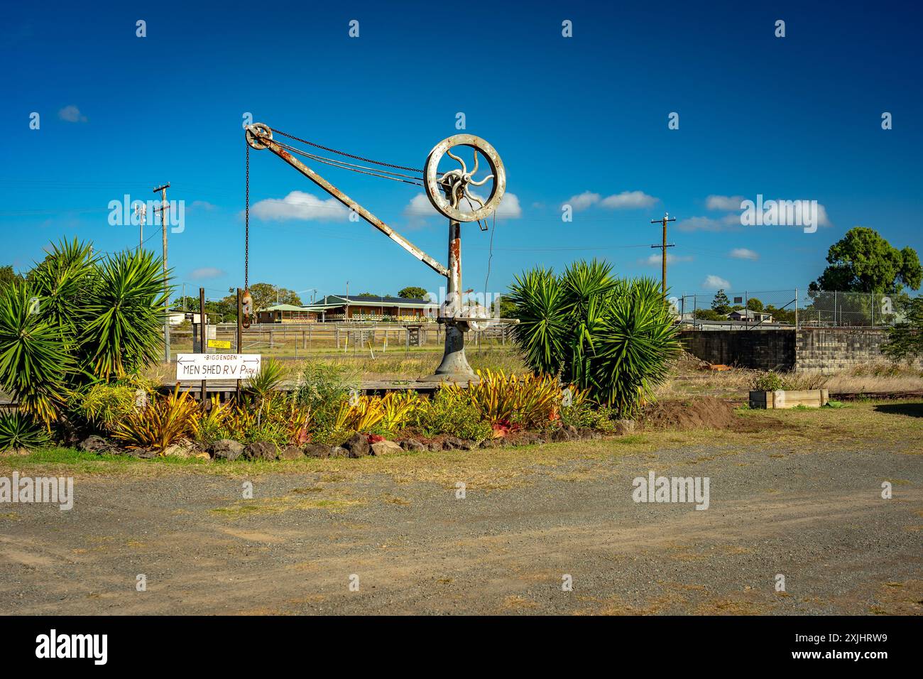 Biggenden, QLD, Australia - Historical Mens Shed area Stock Photo - Alamy