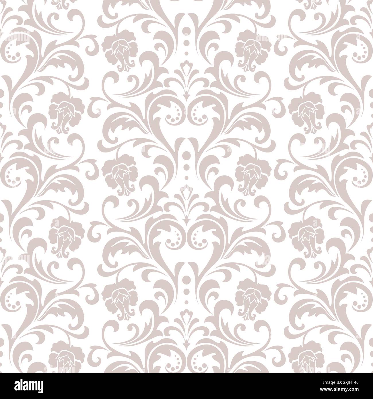 Floral pattern. Wallpaper baroque, damask. Seamless vector Stock Vector ...