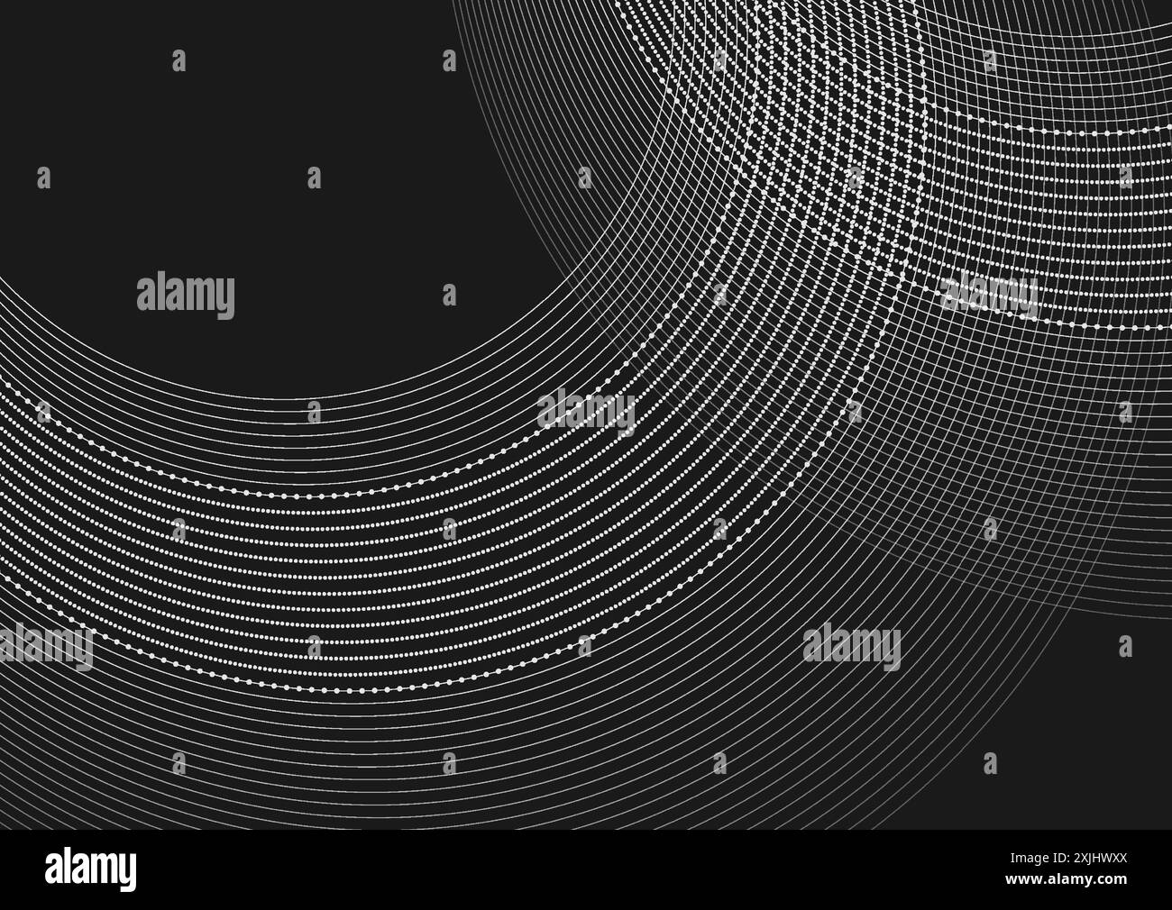 Circular dotted Stock Vector Images - Alamy