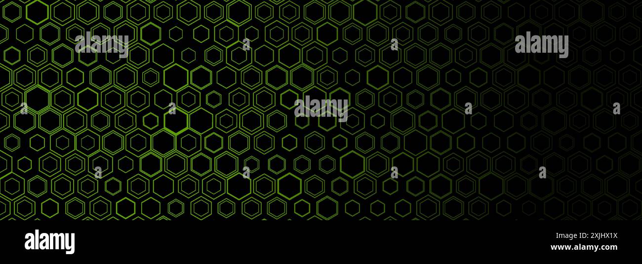 Geometric minimal background with abstract linear hexagons grid. Vector ...