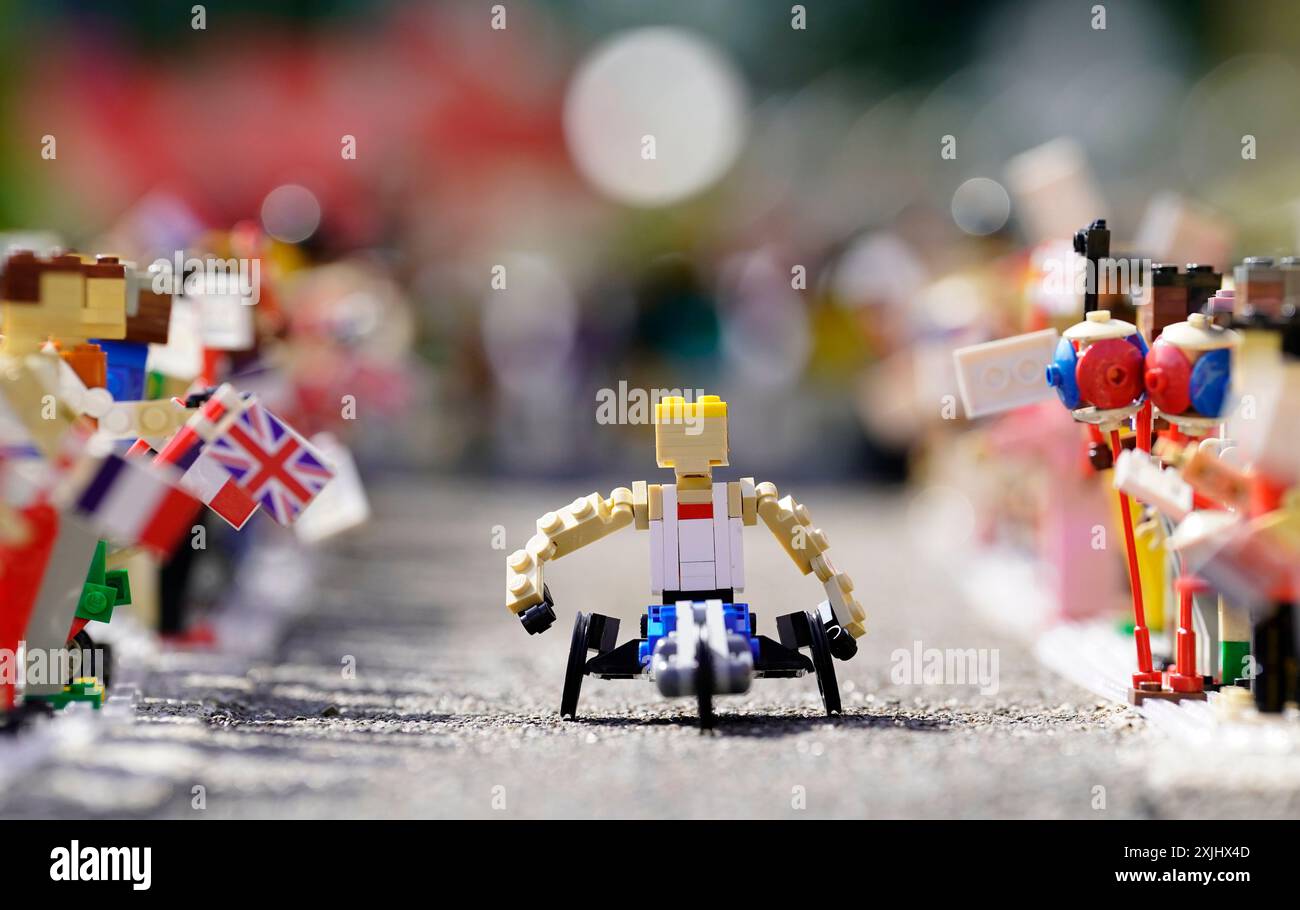 A Legoland Minilander tribute to Hannah Cockroft is seen in a new scene ...