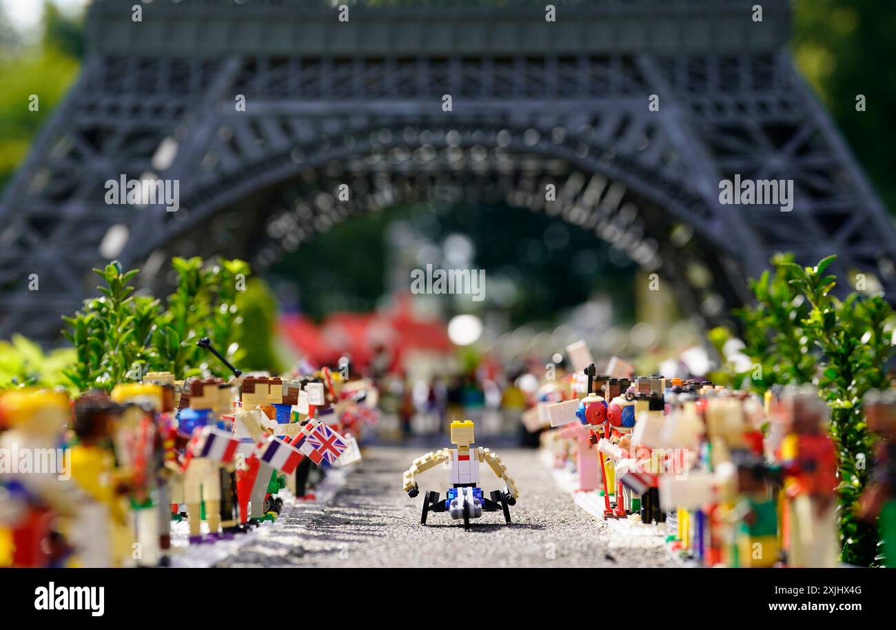 A Legoland Minilander tribute to Hannah Cockroft is seen in a new scene ...