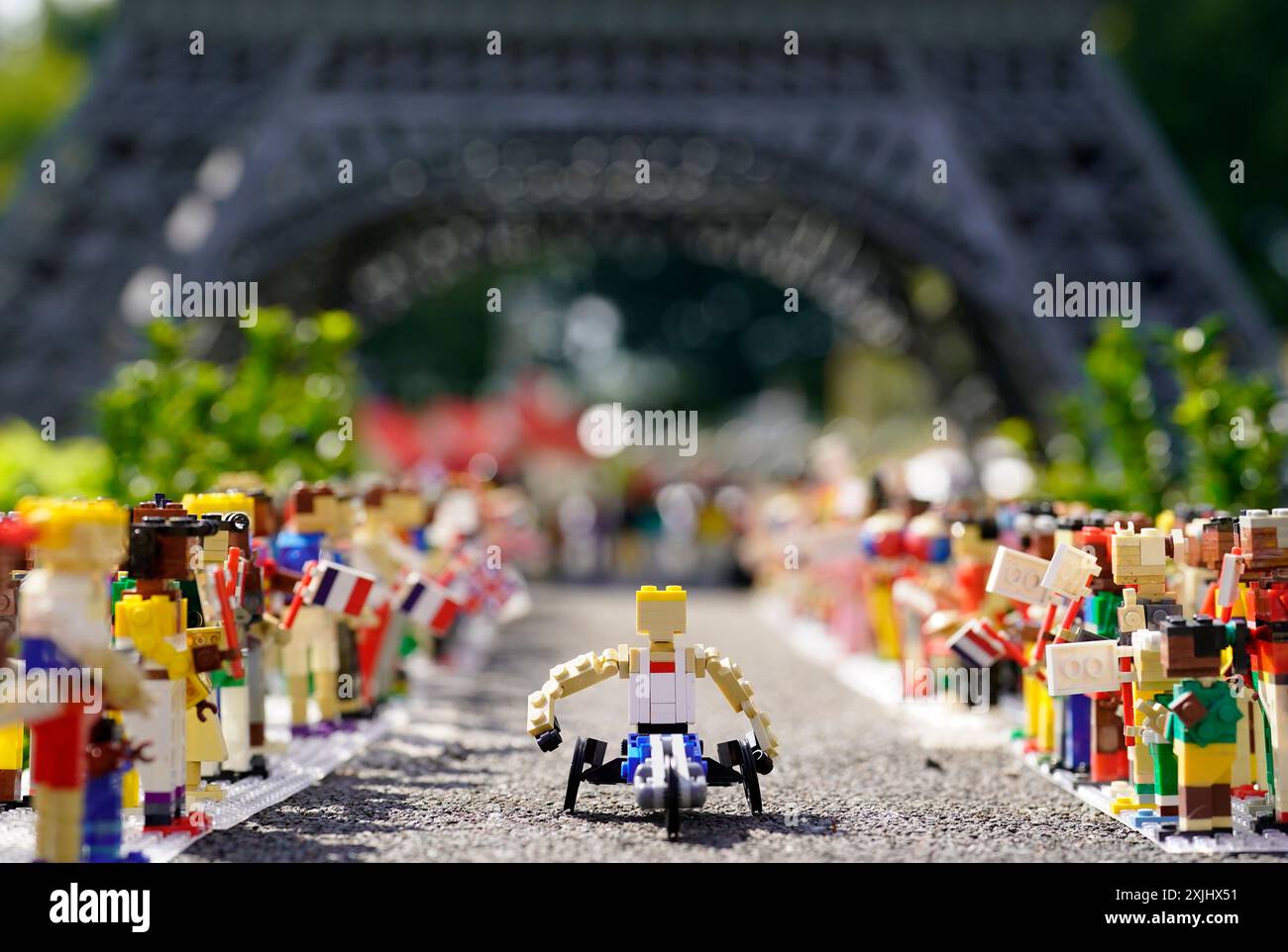 A Legoland Minilander tribute to Hannah Cockroft is seen in a new scene ...