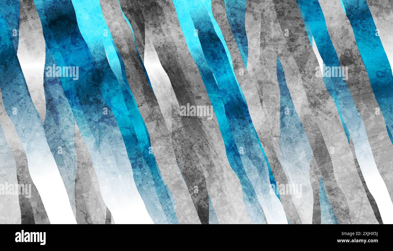 Blue grey stripes tech geometric hi-res stock photography and images ...