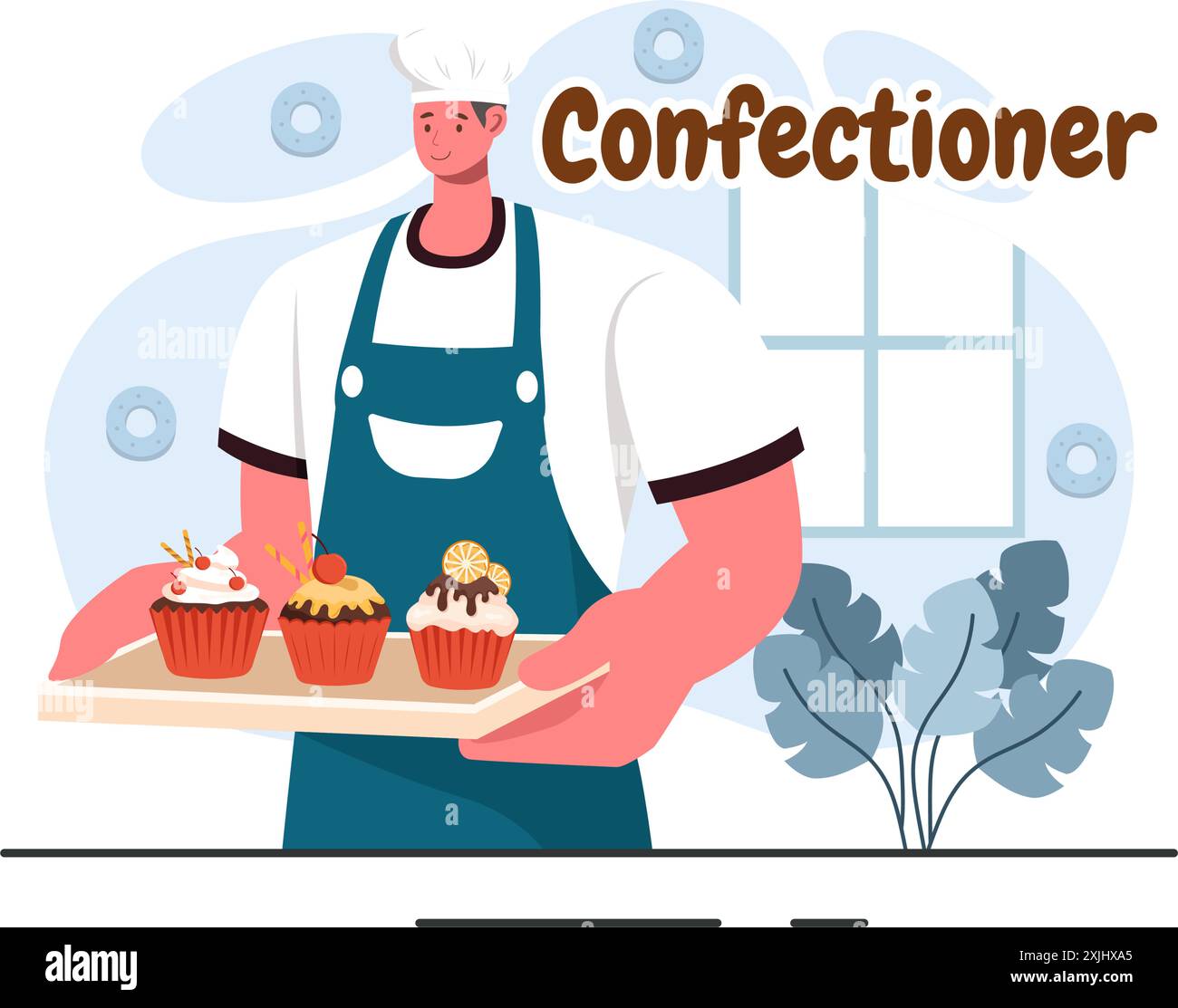 Confectionery products production Stock Vector Images - Alamy