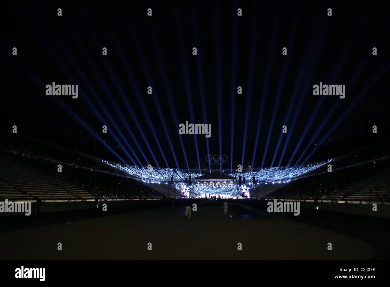 Panathenaic stadium night hi-res stock photography and images - Alamy
