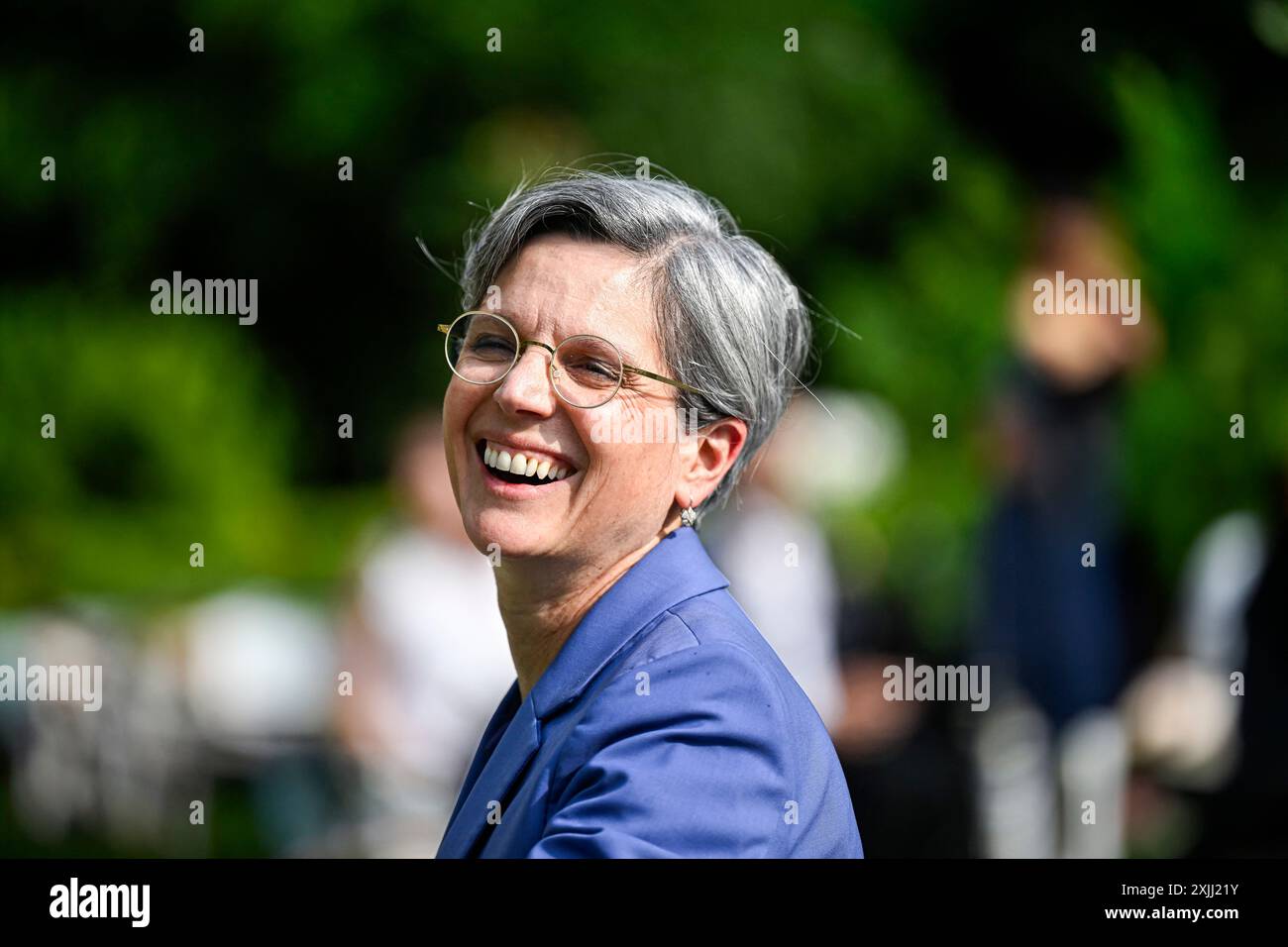 Paris, France. 18th July, 2024. Sandrine Rousseau during the opening of ...