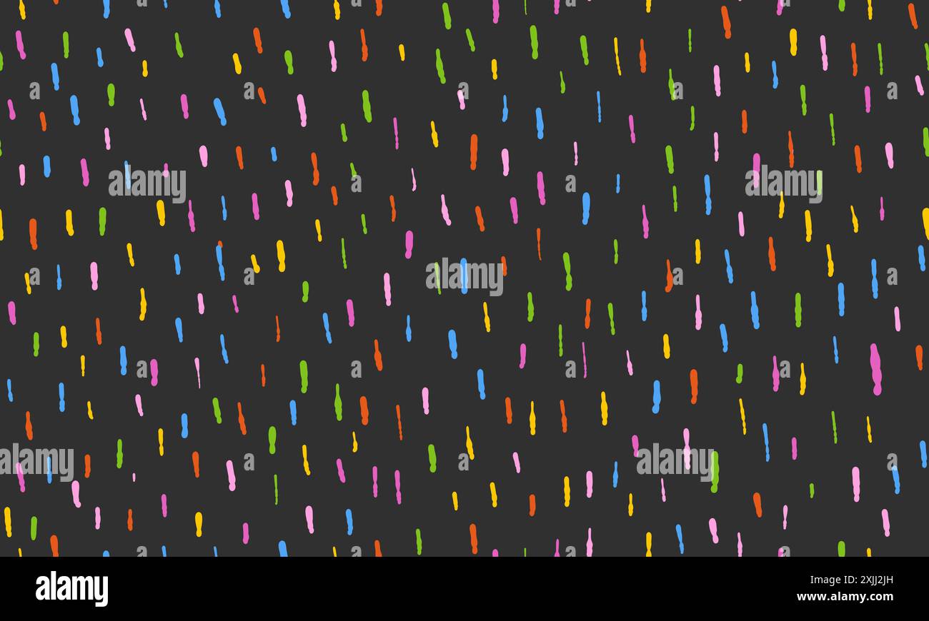 Colorful simple background with small dashes. Seamless vector pattern ...
