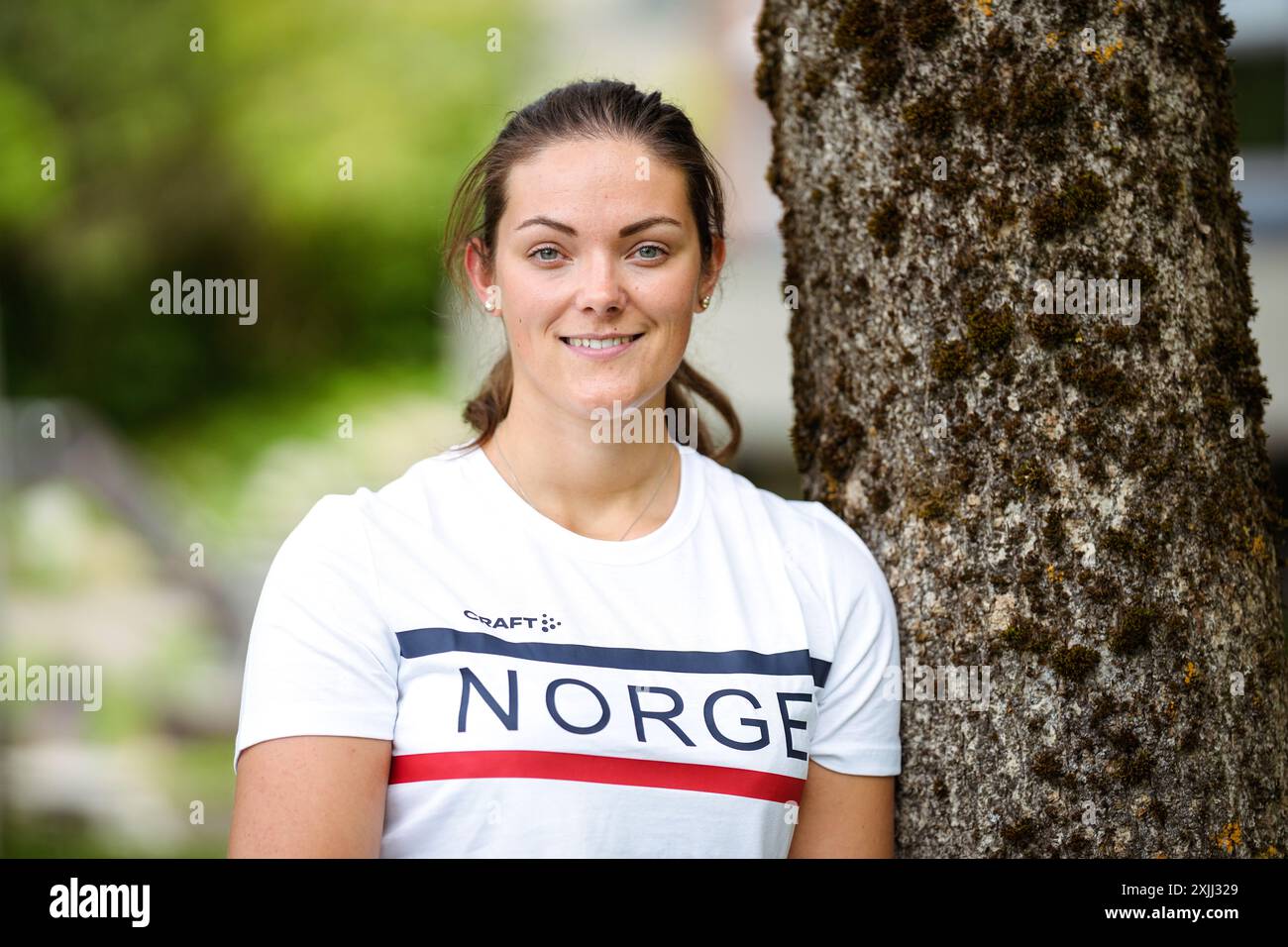 Oslo 20240718. Jeanette Hegg Duestad from the national shooting team ...