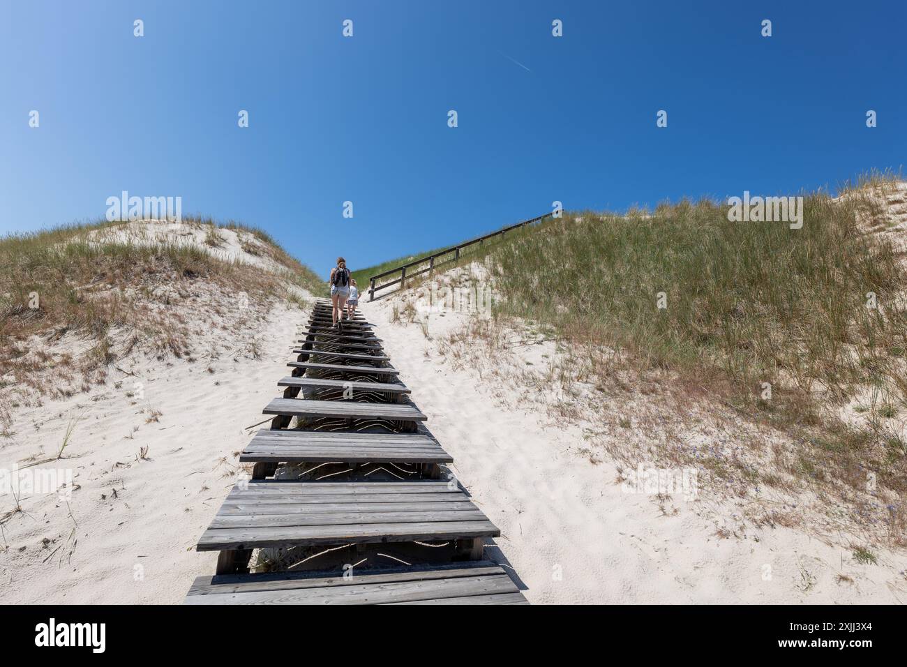 Stairs dune stairs wood beach hi-res stock photography and images - Alamy