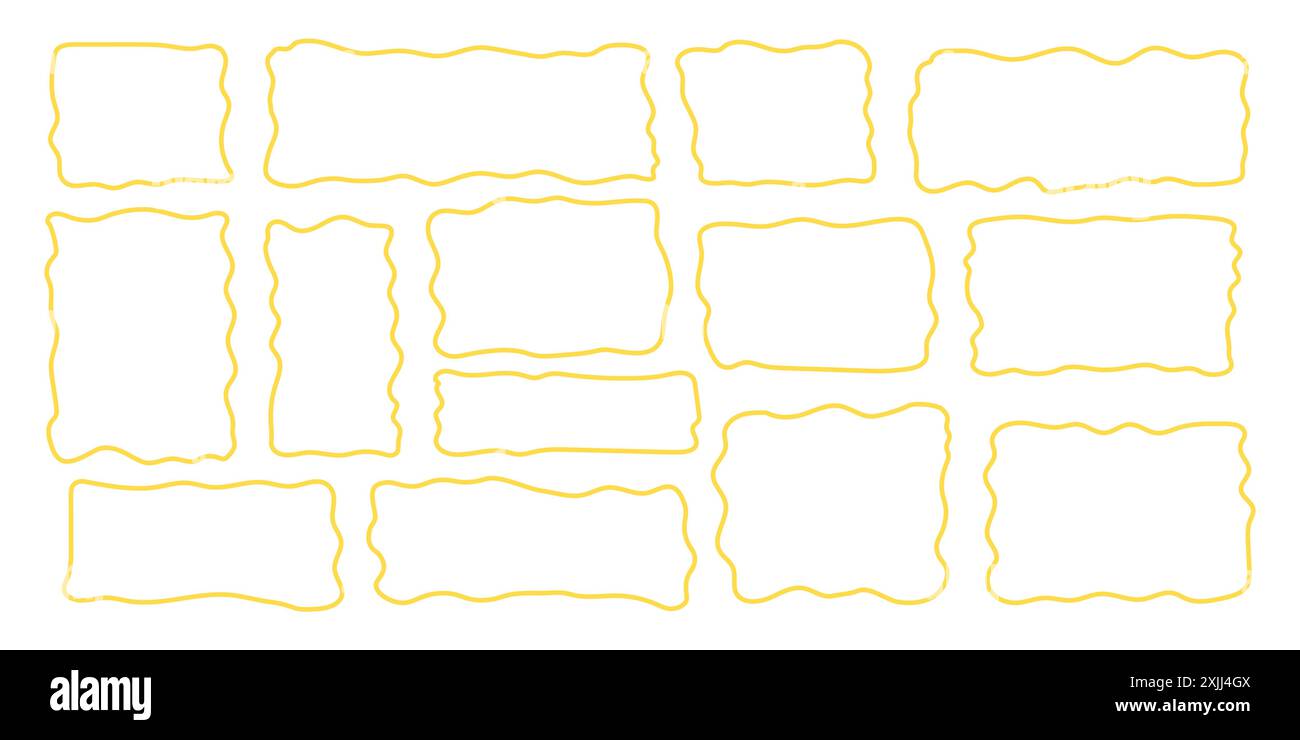 Set rectangle and square paper quote frames, quote text box, empty form ...