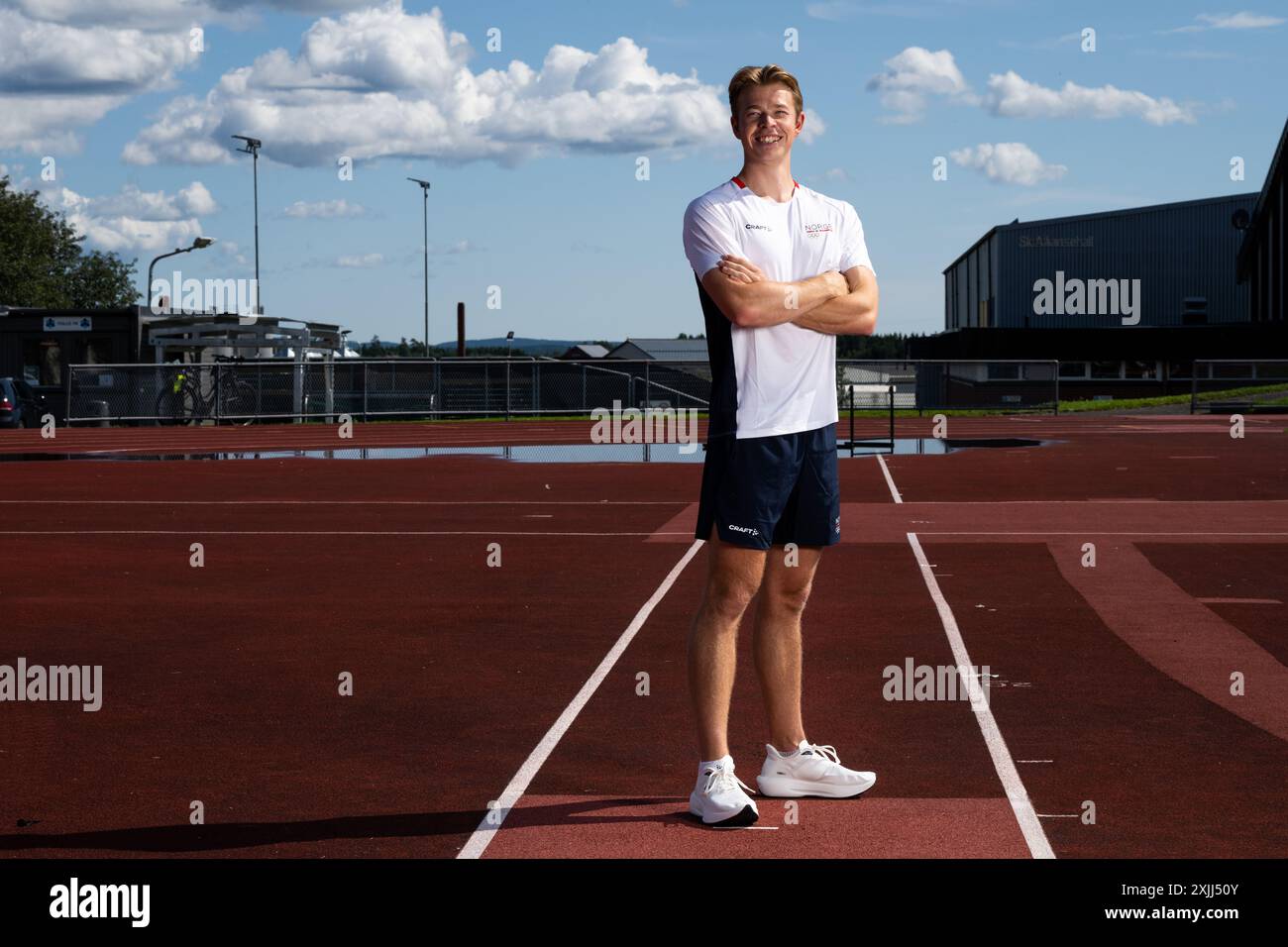 Ski 20240718. Portrait of Simen Guttormsen. Olympic branch: Athletics ...