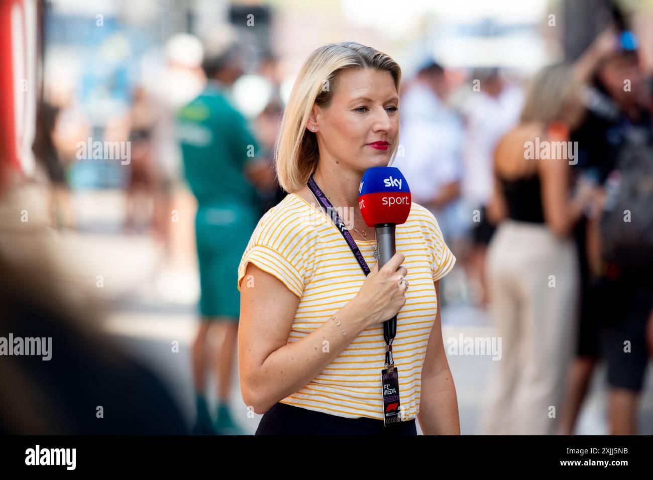 Sandra Baumgartner (Sky Sport F1 TV Moderatorin), HUN, Formel 1 ...