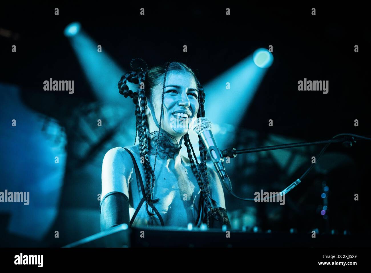 Roskilde, Denmark. 04th, July 2024. The Spanish singer Marina Herlop ...