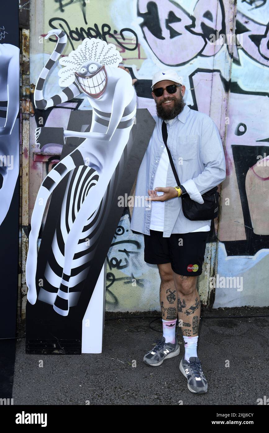 MC Fittibei der Premiere der internationalen Ausstellung von Tim ...