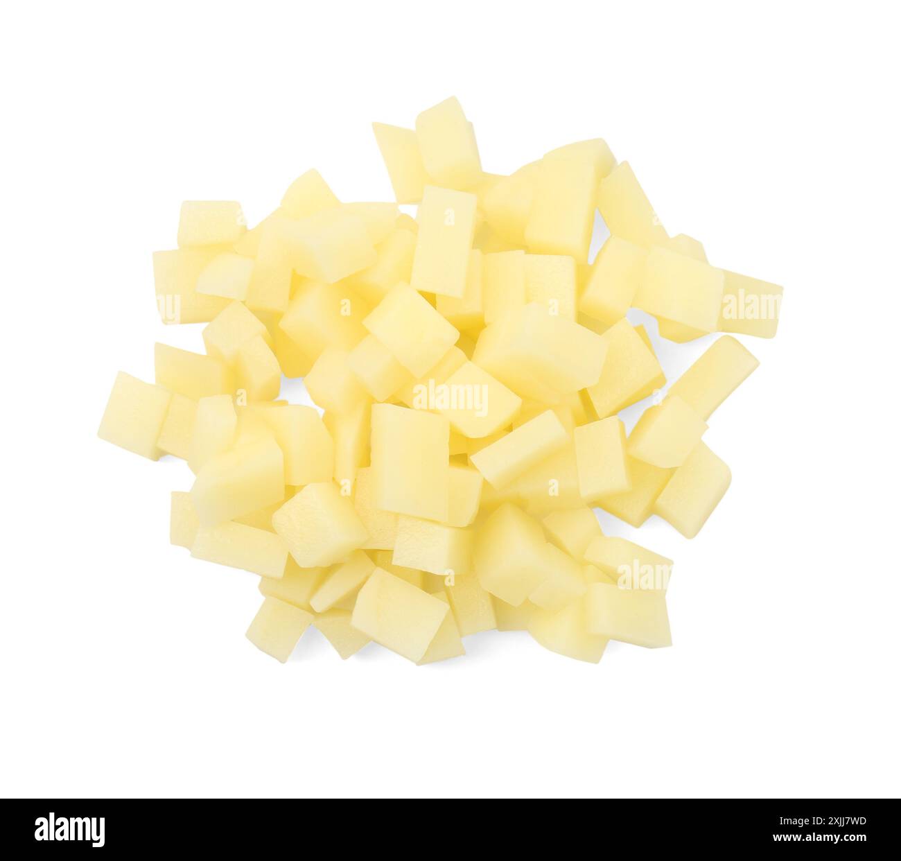 Cut peeled potato Cut Out Stock Images & Pictures - Alamy