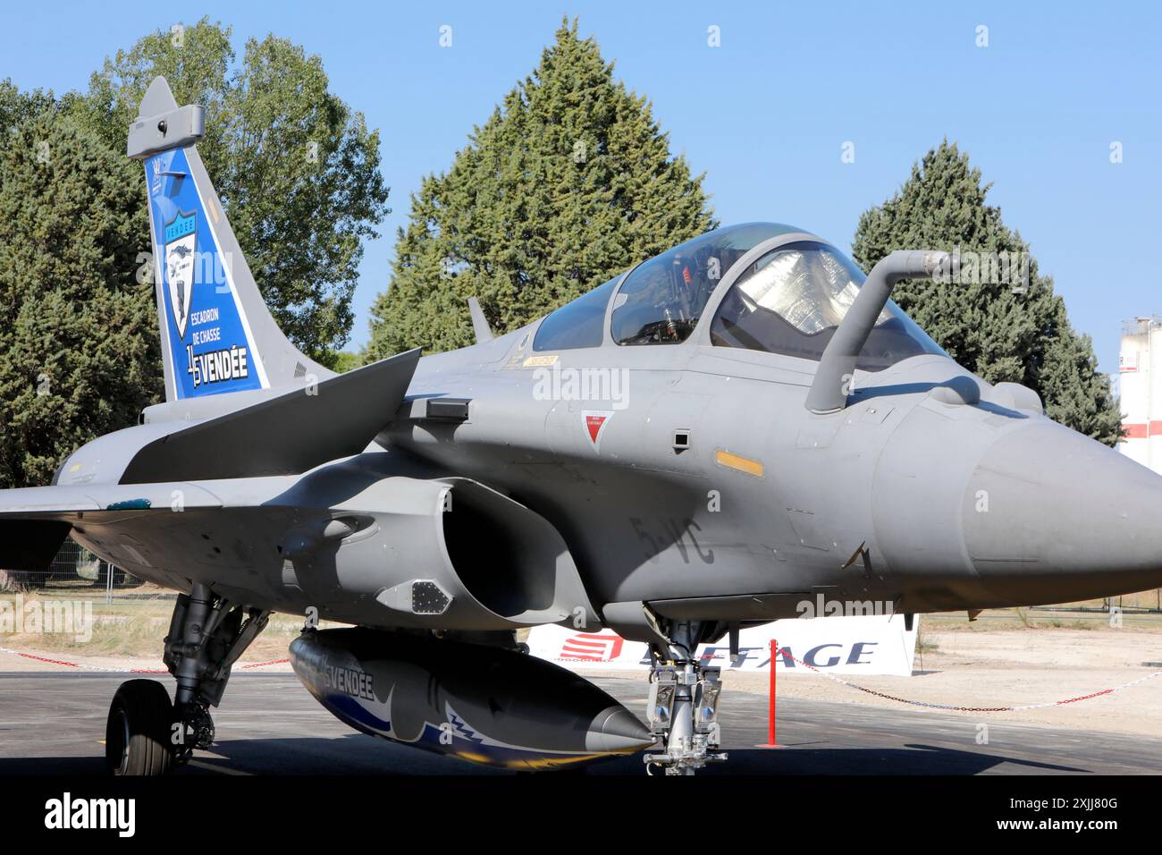 Orange, France. 18th July, 2024. Recreation of the 5th fighter wing and ...