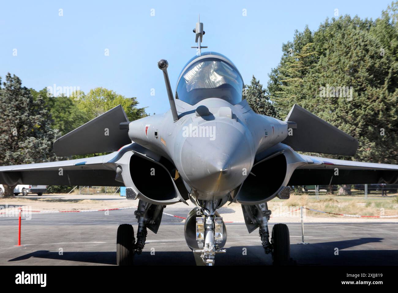Orange, France. 18th July, 2024. Recreation of the 5th fighter wing and ...