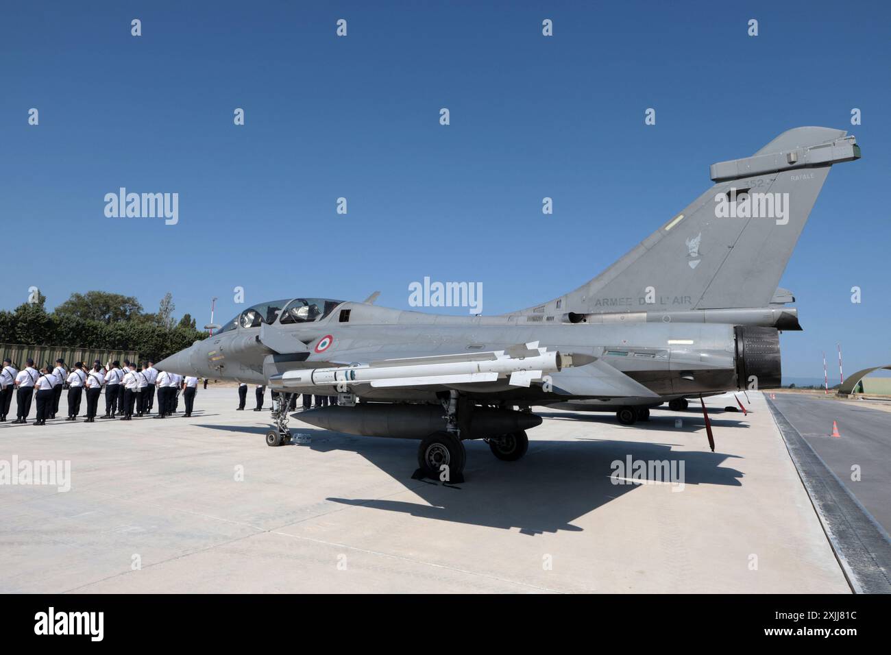 Orange, France. 18th July, 2024. Recreation of the 5th fighter wing and ...