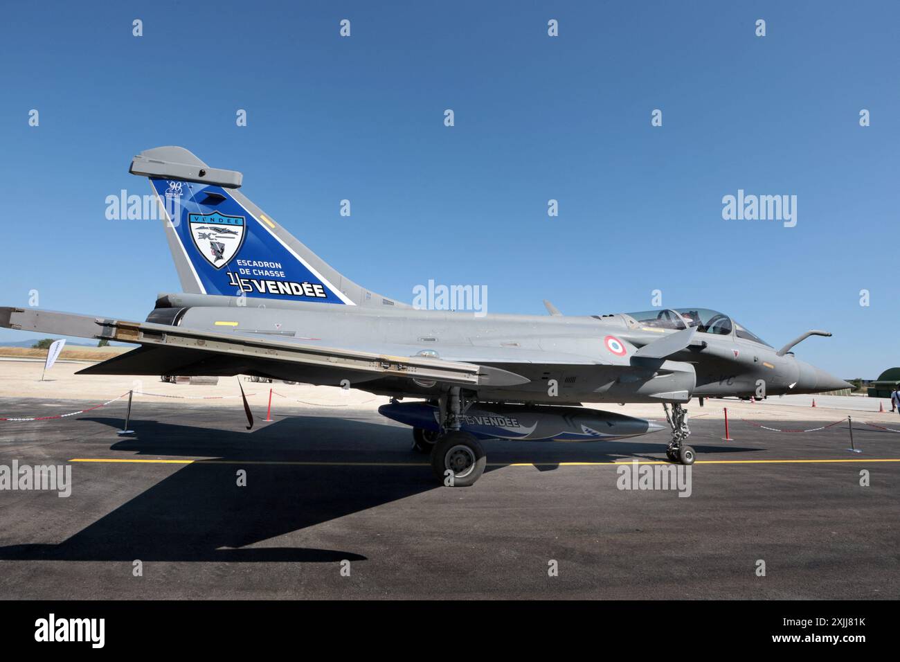 Orange, France. 18th July, 2024. Recreation of the 5th fighter wing and ...