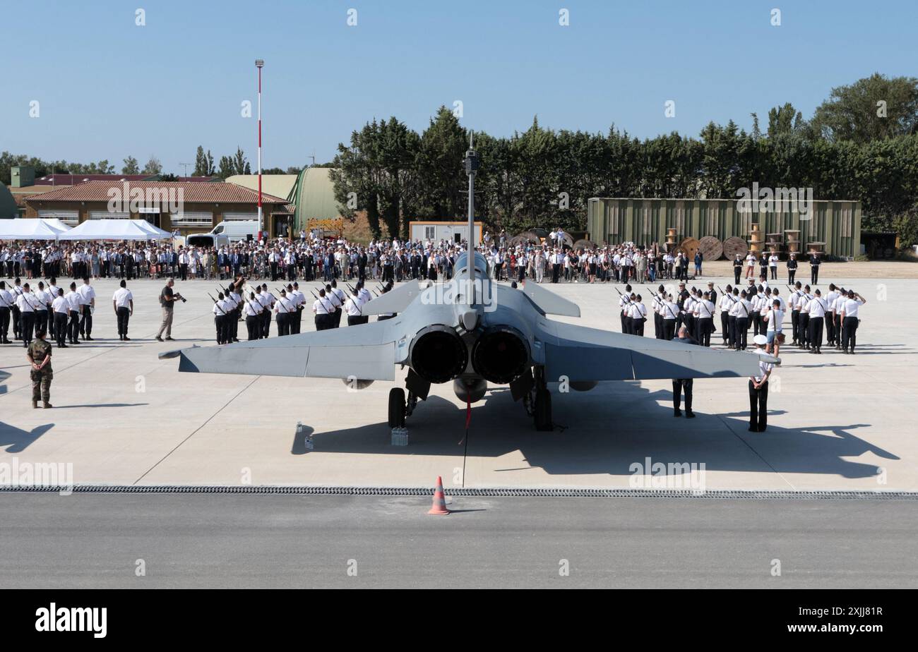 Orange, France. 18th July, 2024. Recreation of the 5th fighter wing and ...